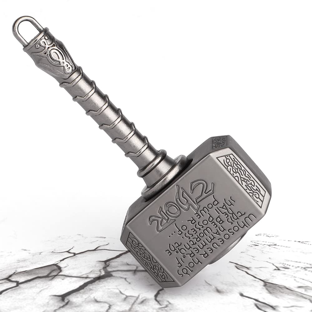 Snapklik.com : Mjolnir Fidget Spinner Toy Metal Gift For Kids Adults ...