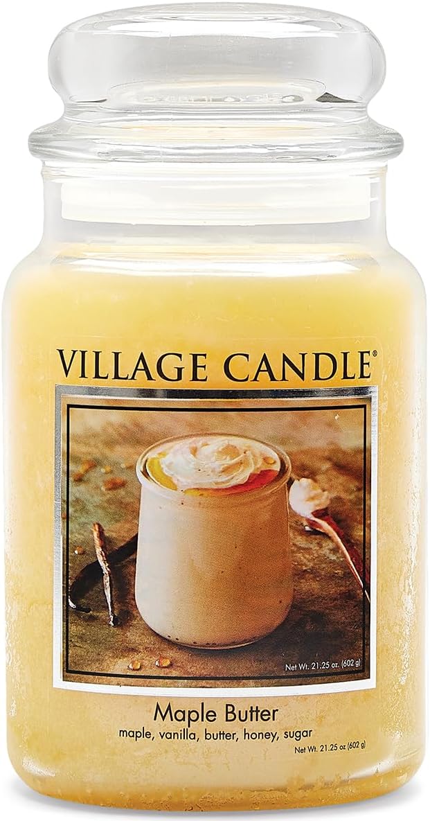 Amazon.com: Maple Butter Large 3-Wick Candle : Home & Kitchen