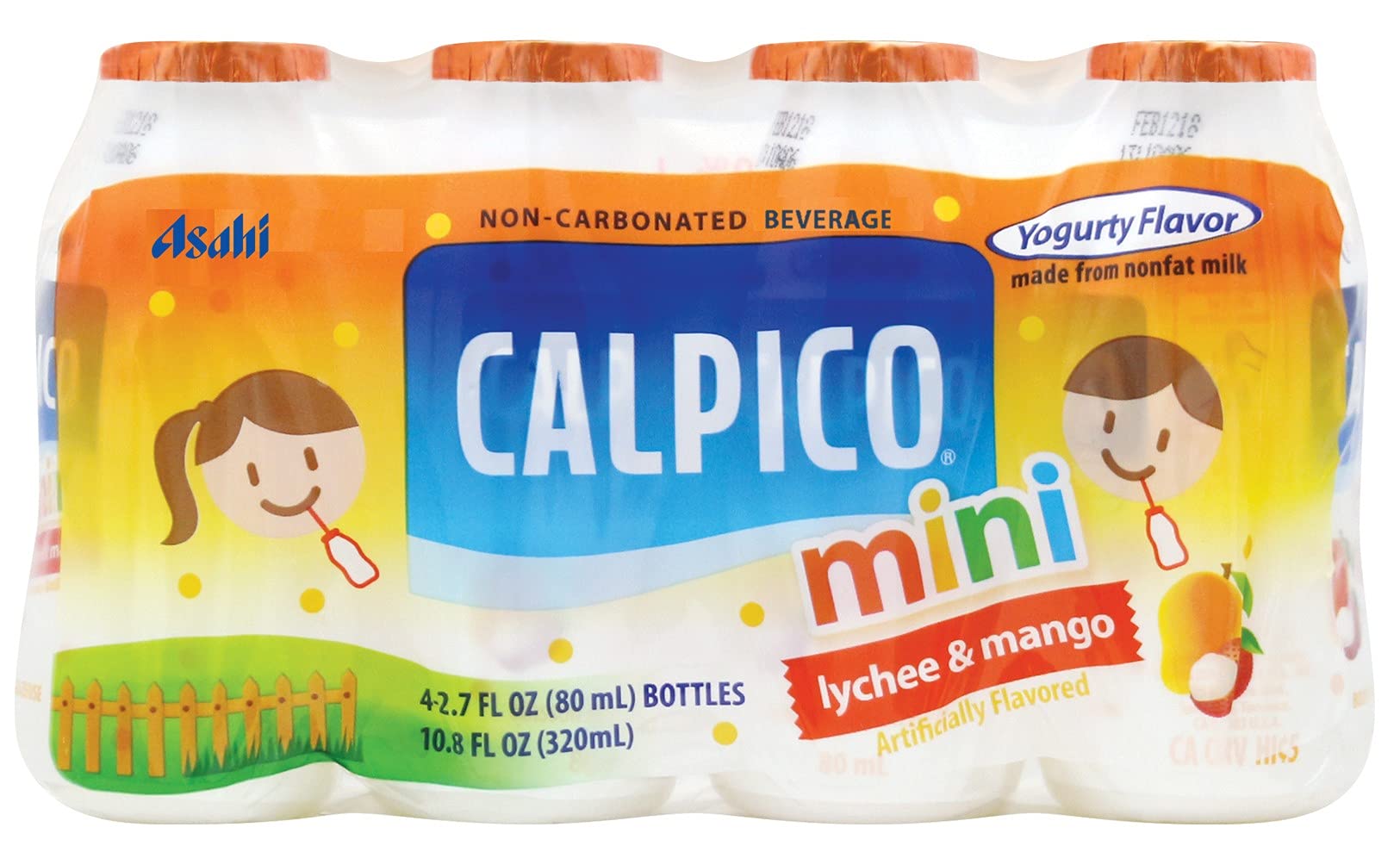 Amazon.com : CALPICO mini Lychee & Mango 10 packs of 4 pc/ pack (2.7Fl ...