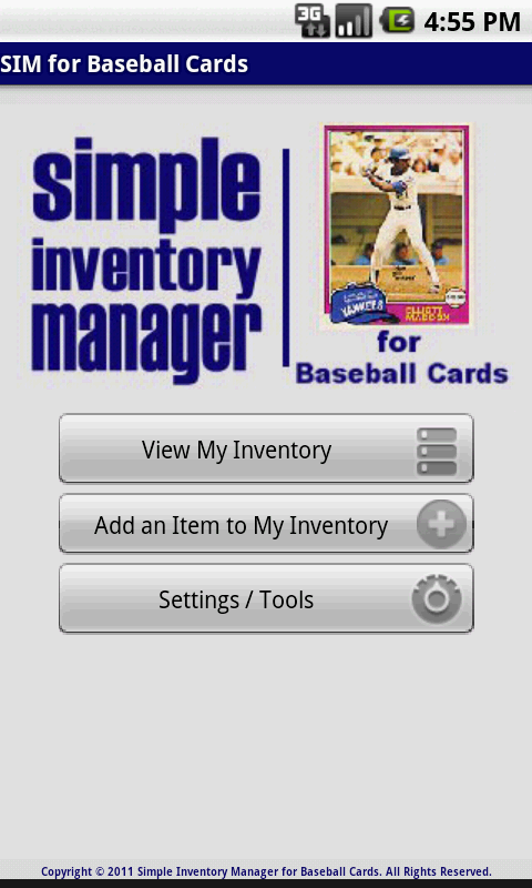SIM for Baseball Cards - App on Amazon Appstore