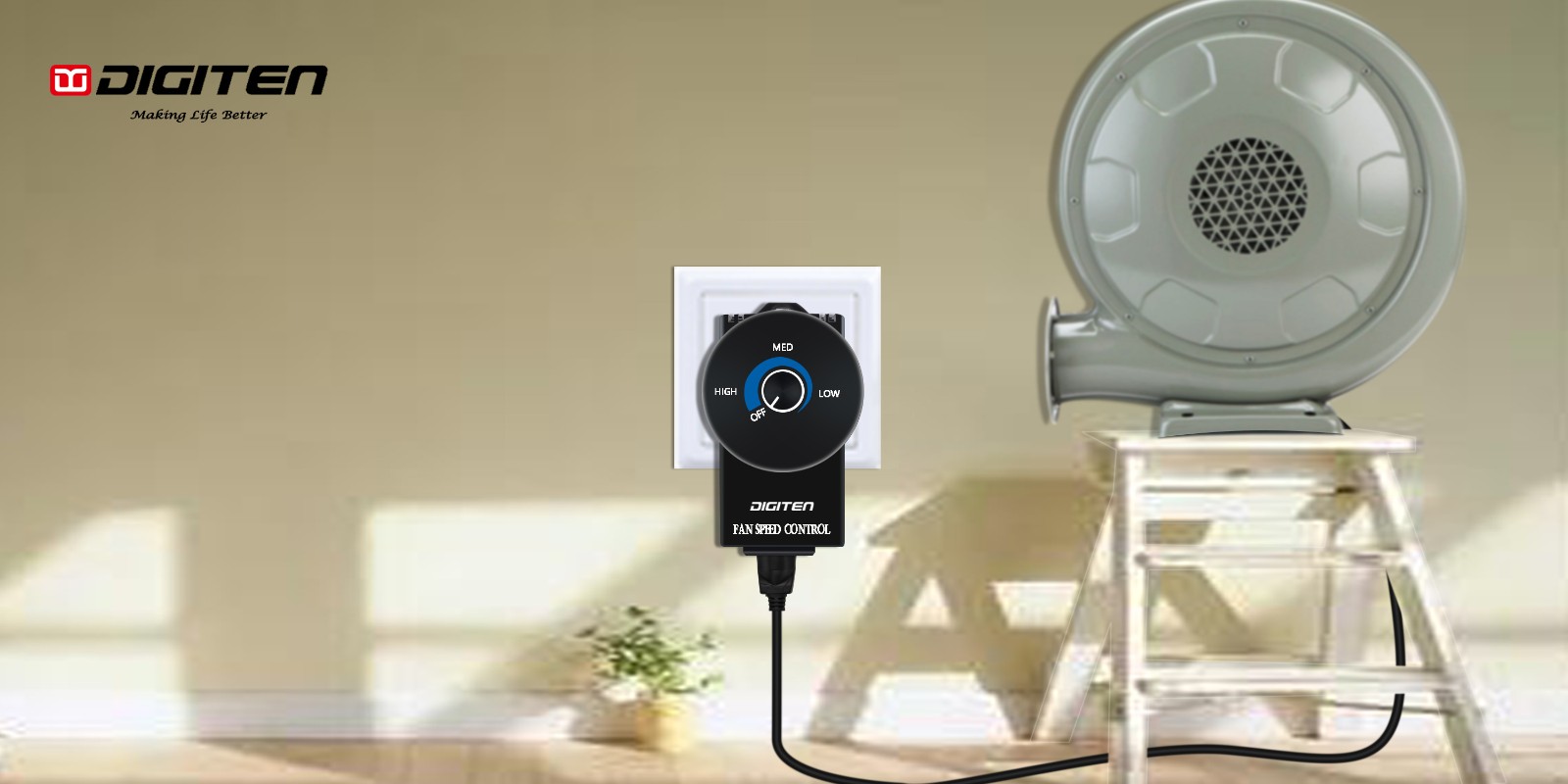 Fan Controller DIGITEN Variable Speed Controller - Exhaust Fan Speed ...