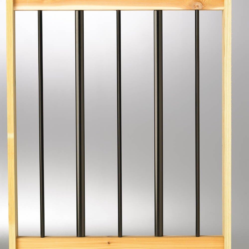 100 Pack - Deckorators 26" Classic Black Round Aluminum Balusters 100 ...