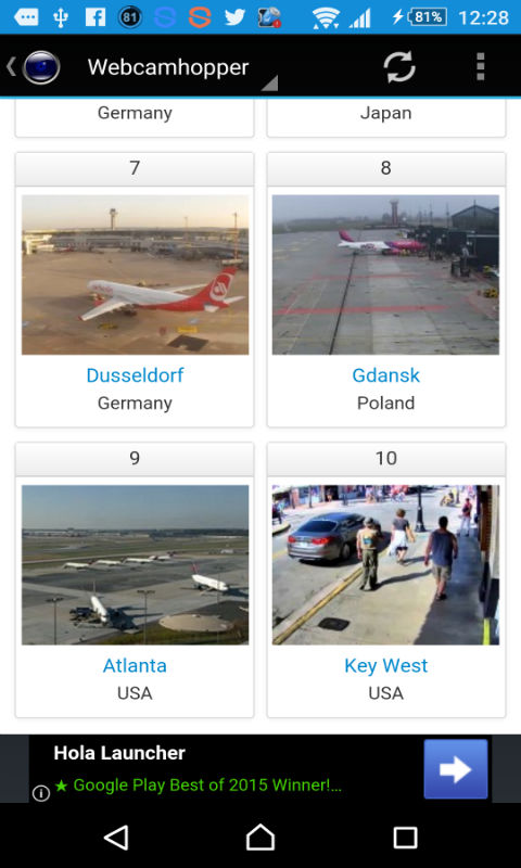 Live Webcams Worldwide - App on Amazon Appstore