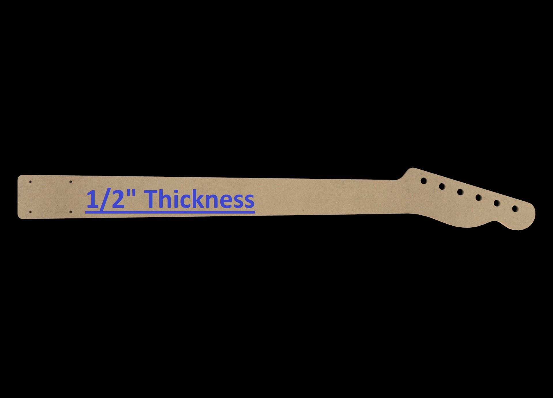 Classical Guitar Headstock Template