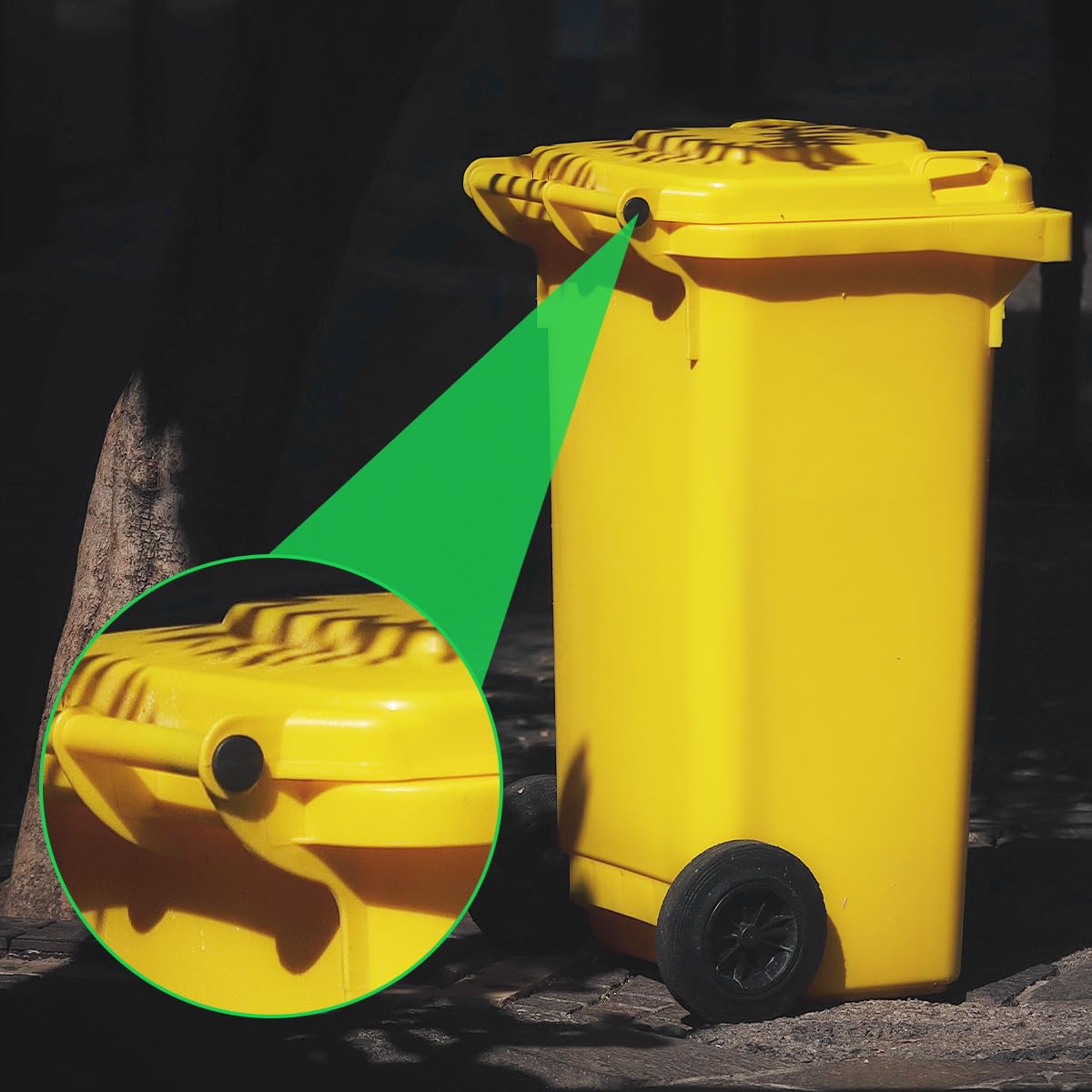 Wheelie Bin Lid Hinge Pin – 6Pcs 67 * 31MM Wheelie Trash Lid Hinge Pins ...