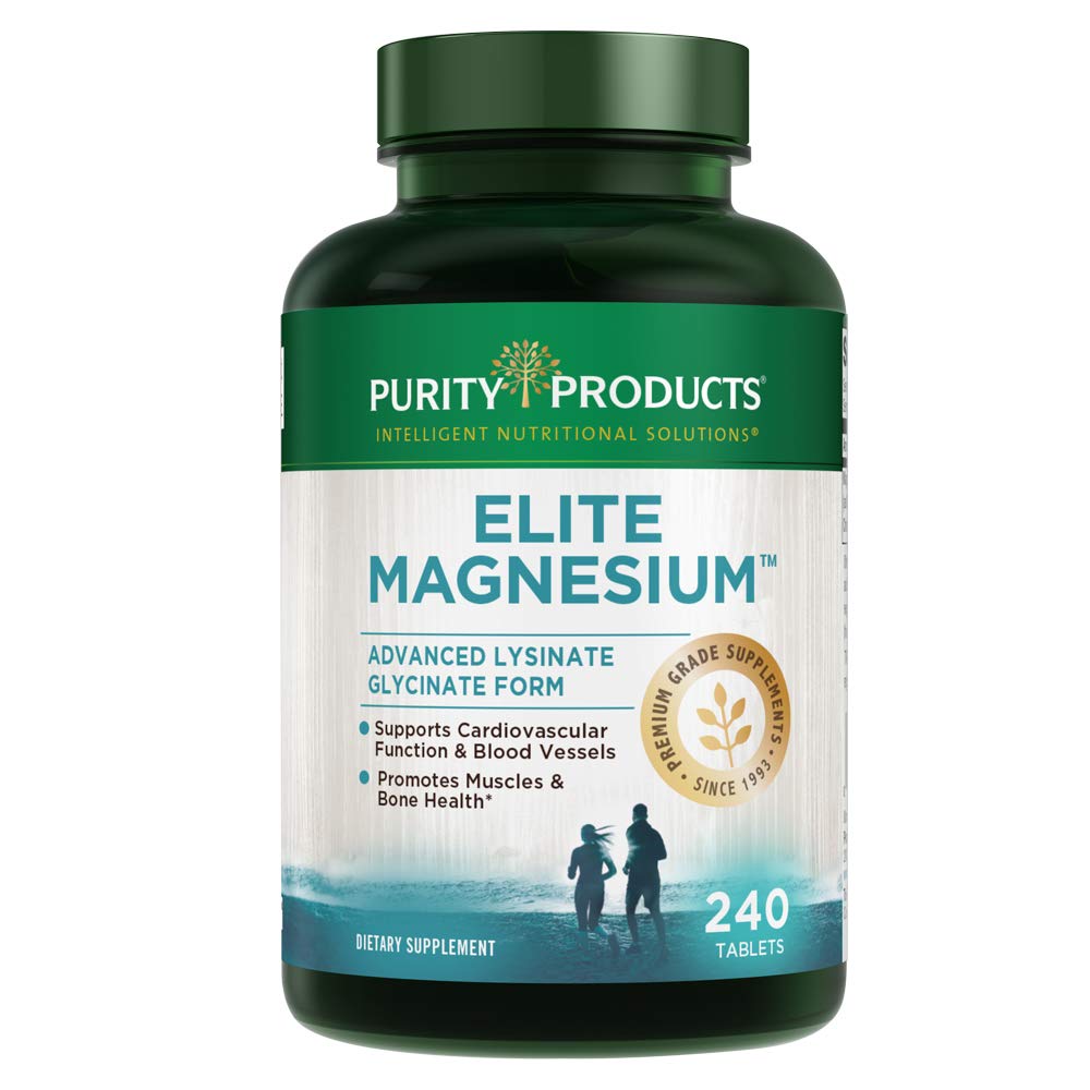 Buy Elite Magnesium - Advanced Lysinate Glycinate Form - TRAACS Patented and Chelated from ...