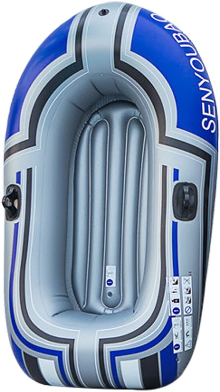 Amazon.com: Superper Kayak Inflatable Boat Foldable with Two Paddle ...