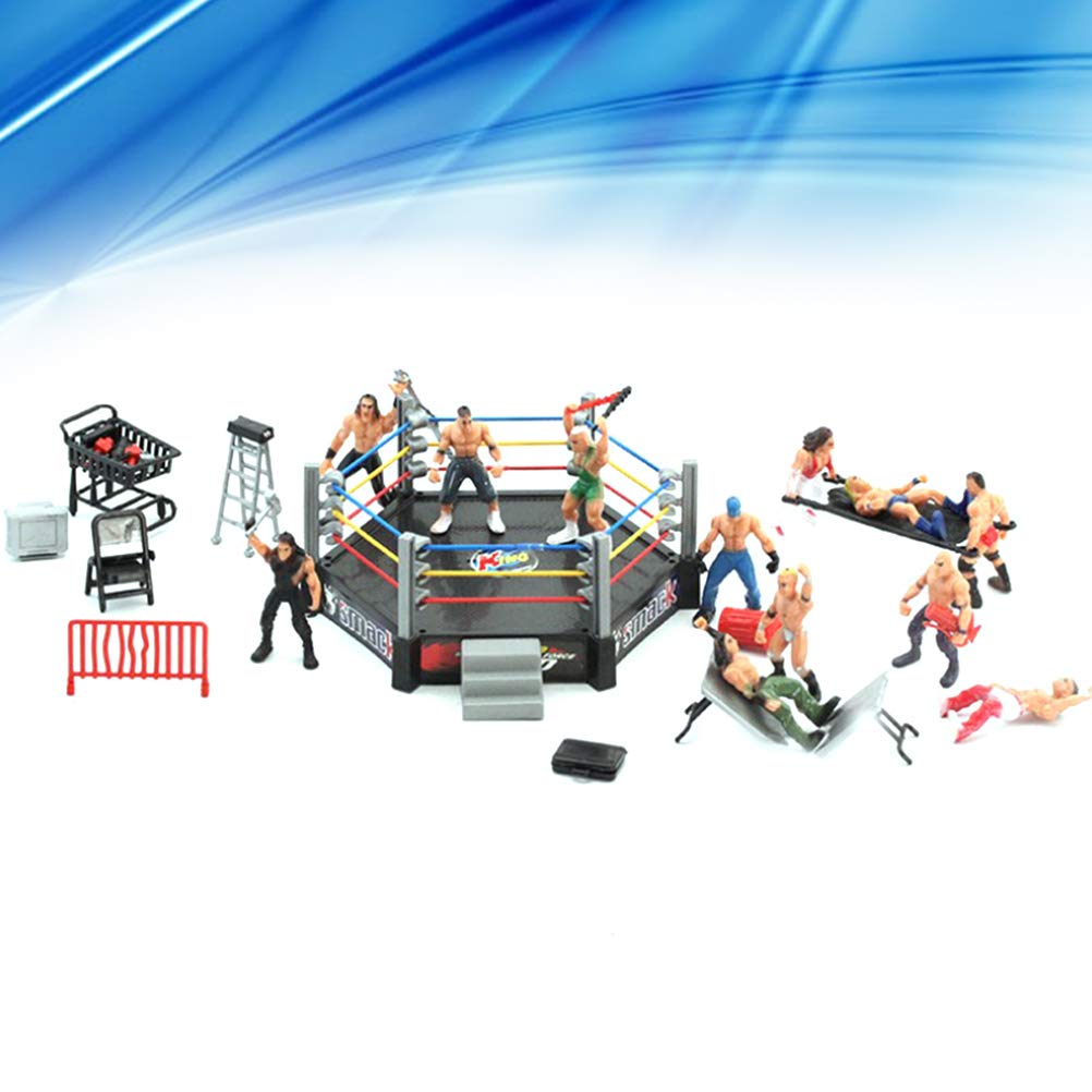 Buy 1 Pc Wrestling Playset Fun Plastic Safe Realistic Accessories ...