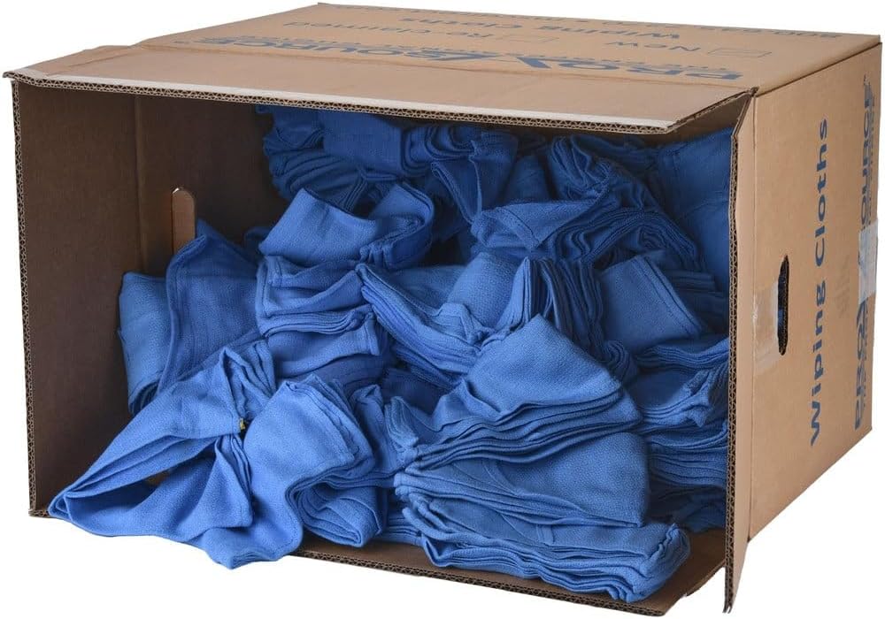 Amazon.com: PRO SOURCE 25 Lb Box Virgin Surgical Lint-Free Blue Cotton ...