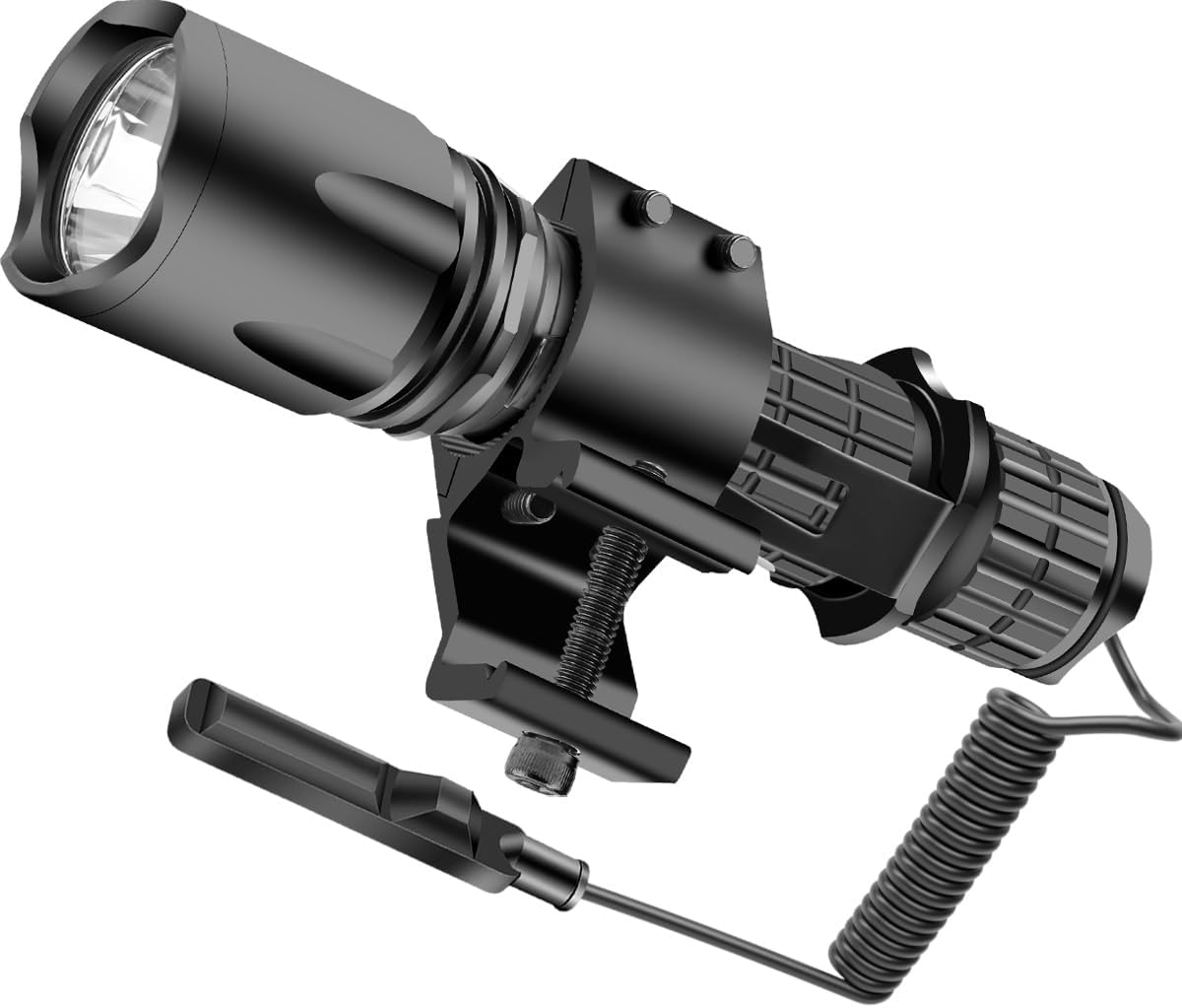 Amazon.com: WholeFire 5000 Lumen Picatinny Rail Flashlights, 5 Modes ...
