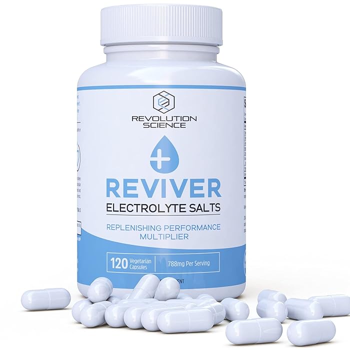 Buy Reviver Salt Pills with Electrolytes, 120 Salt Tablets for Runners ...