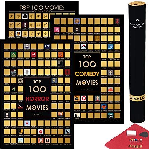 Must Play 100 Video Games Bucket List Scratch Off Poster