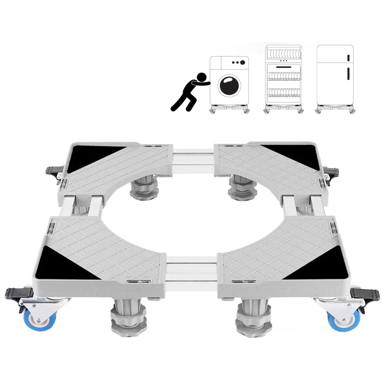 Buy EEUK Adjustable Fridge Stand- Refrigerator Stand-mini Fridge Stand ...