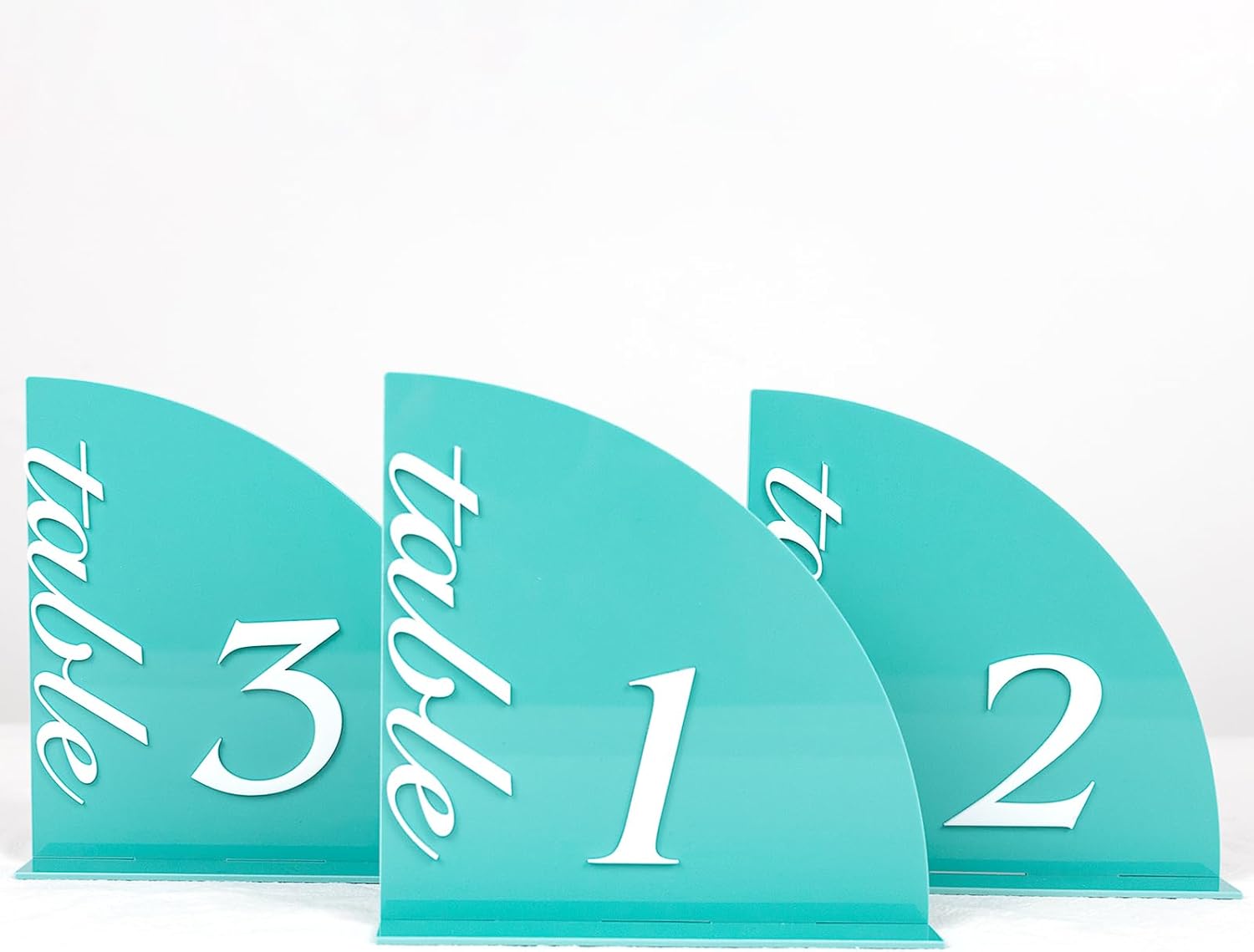 Azaza Blue Table Number with Stands 1-10,Table Numbers for Wedding 6x6 ...