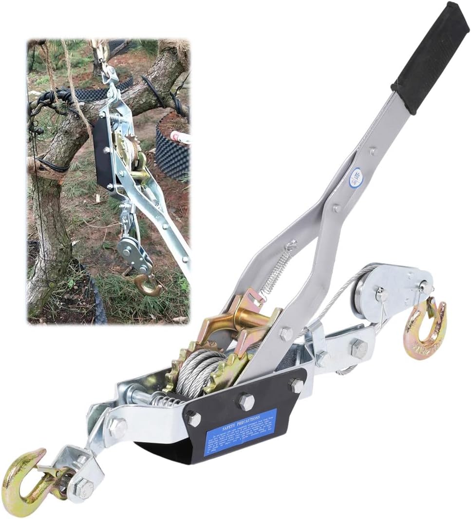 Amazon.com: awagas Come Along Winch, Portable 4-Ton Power Puller ...