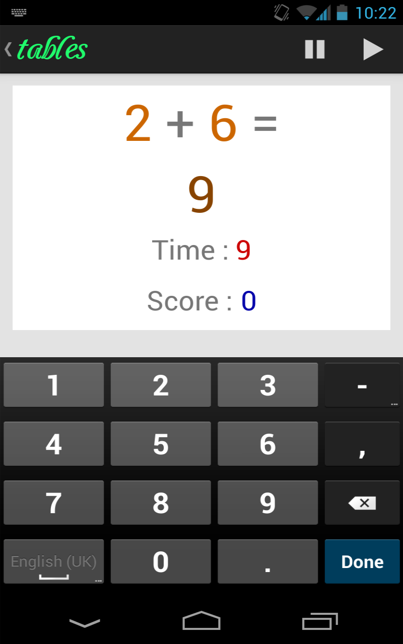 Tables - App on Amazon Appstore