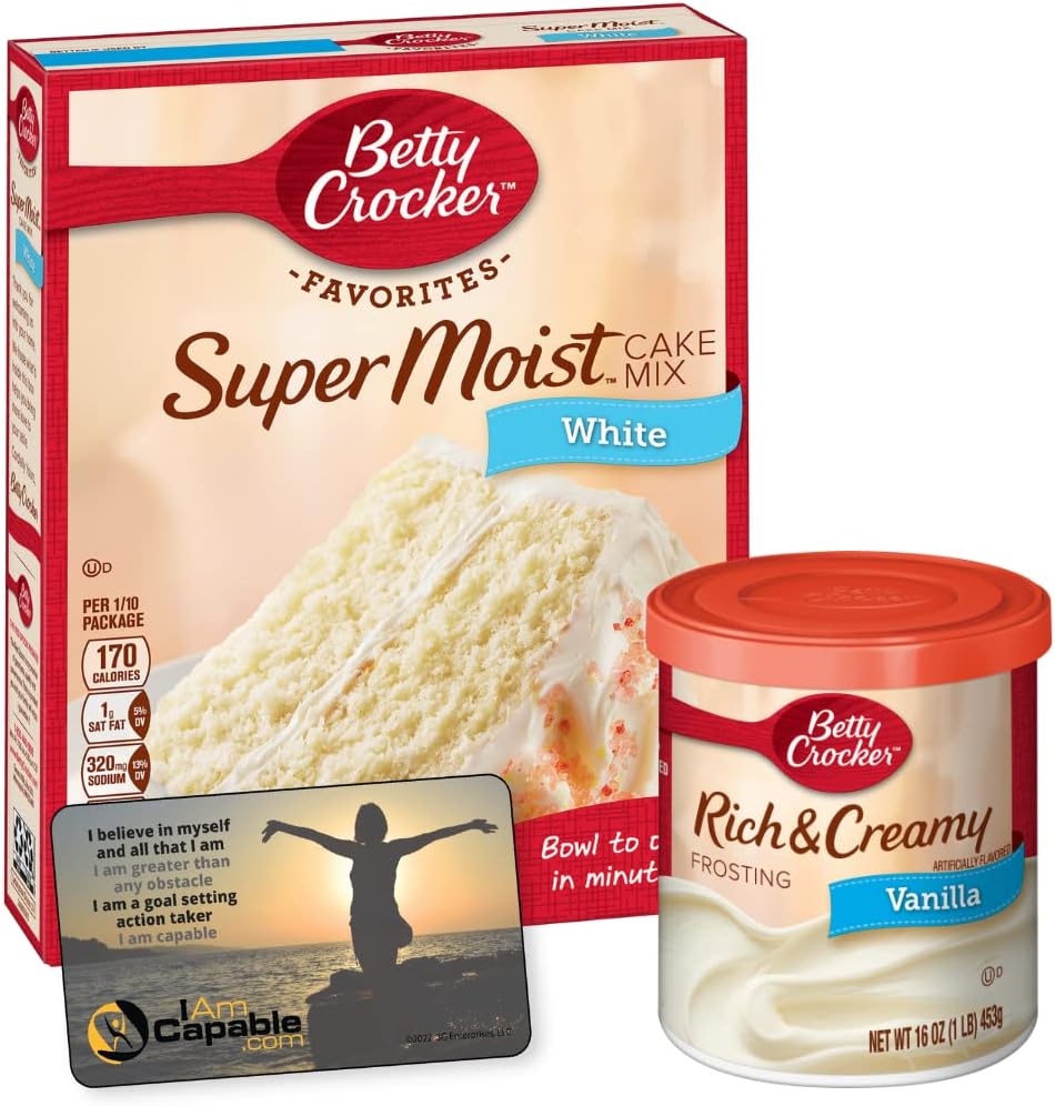 Amazon.com : Betty Crocker Super Moist Cake Mix, Devil's Food, 15.25 oz ...