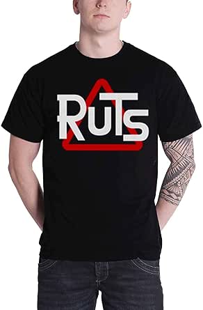 Amazon | The Ruts T Shirt Band Logo 新しい 公式 メンズ ブラック Size S | Tシャツ・カットソー 通販