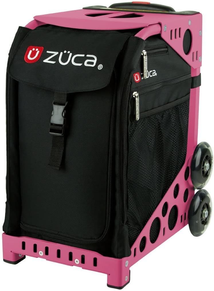 Amazon.com : ZUCA Bag Obsidian Insert & Pink Frame w/Flashing Wheels ...