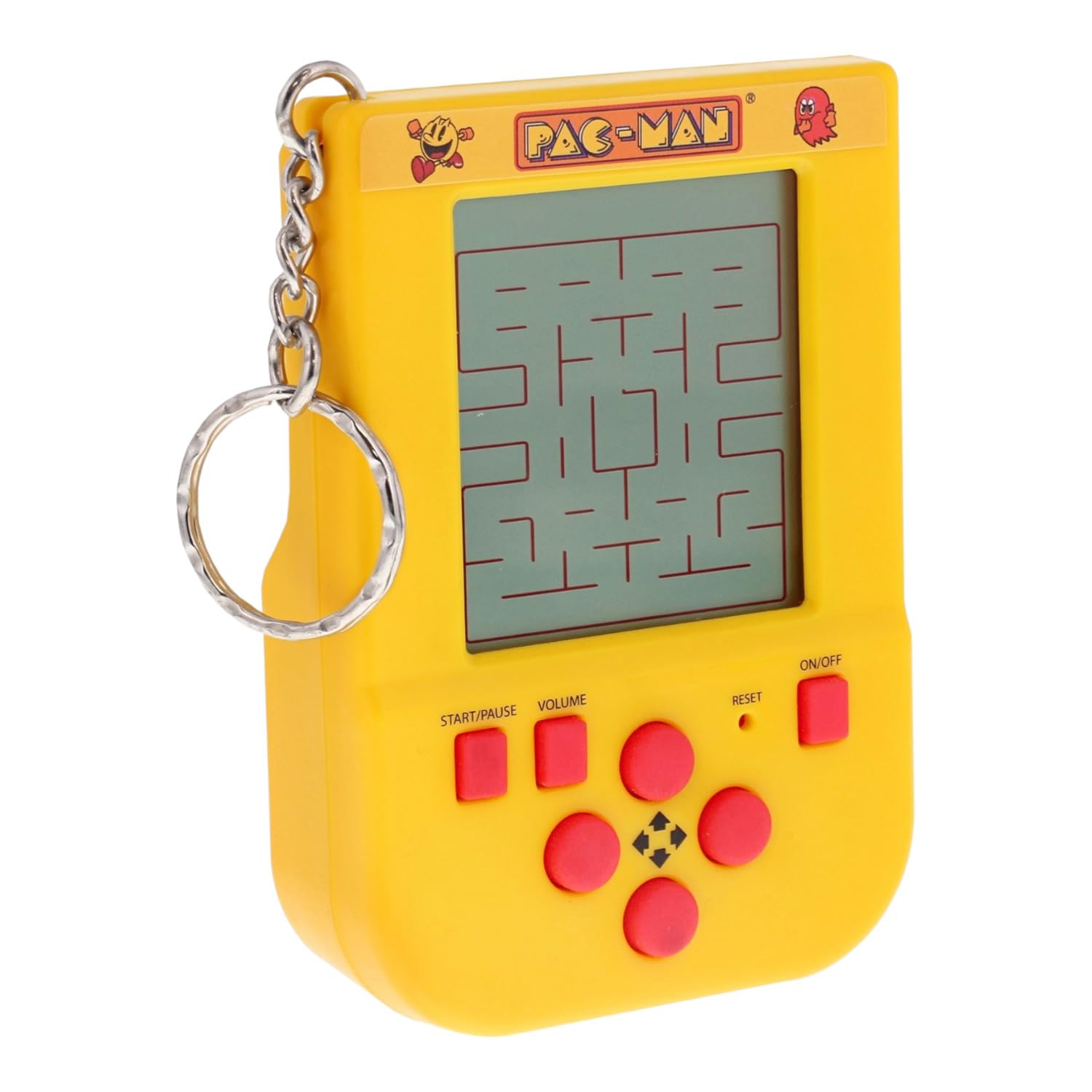 PAC-MAN Key chain Game. Mini Arcade Game LCD Screen Directional ...