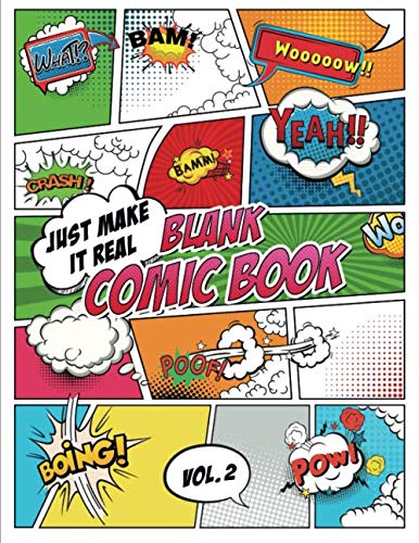Blank Comic Book Just make it Real: Check Pattern in Look Inside ...
