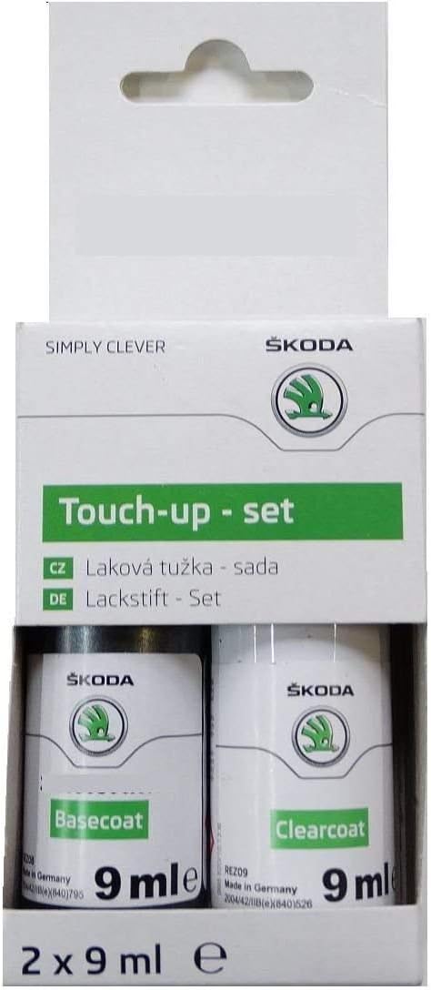 Skoda Original Lackstift Set Metall Grau Metallic F6F6 F7Y : Amazon.de ...