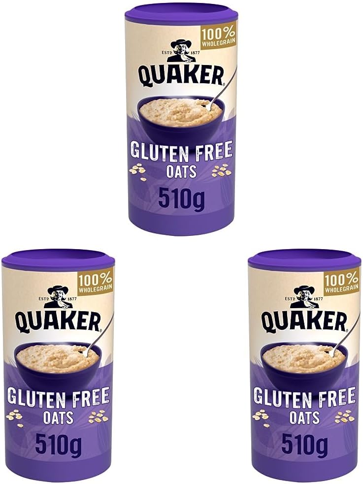 Quaker Gluten Free Original Porridge Oats, 510g (Pack of 3) : Amazon.co ...