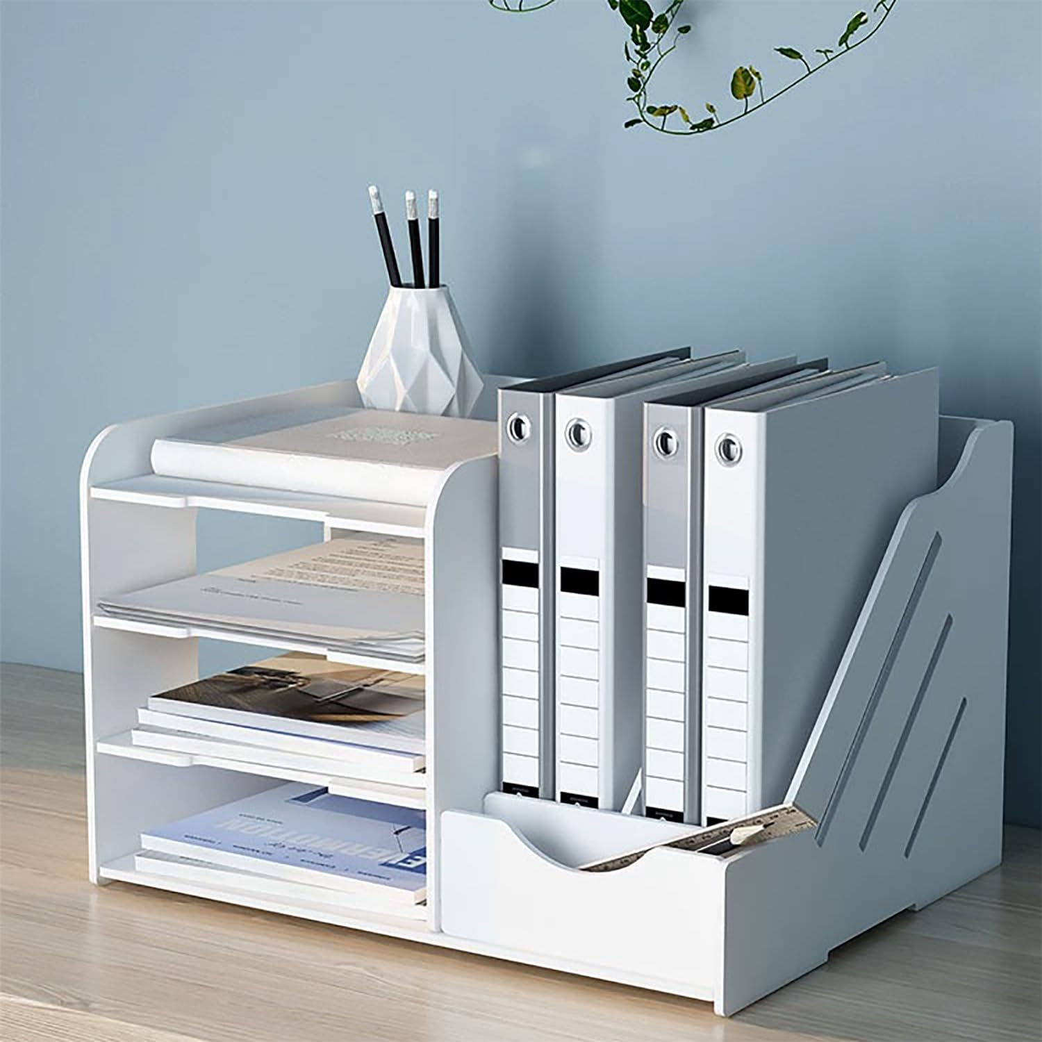 Schreibtisch Organizer,Ablagefächer Stapelbar Briefablage A4 ...