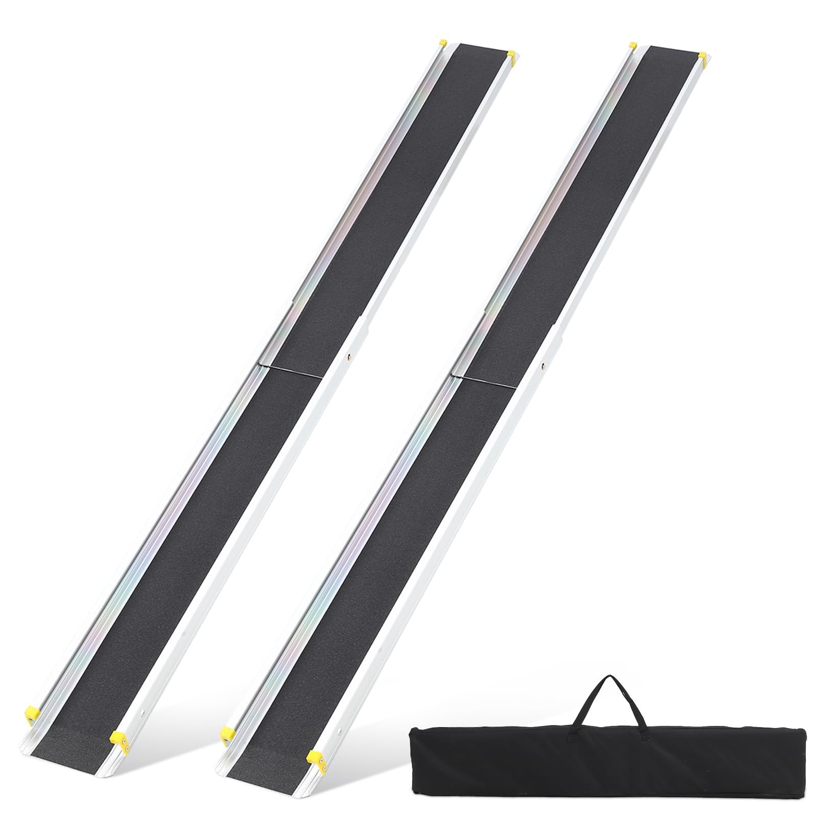 Amazon.com: 7FT Wheelchair Ramp for Steps，3 to 7 Ft Adjustable Portable ...