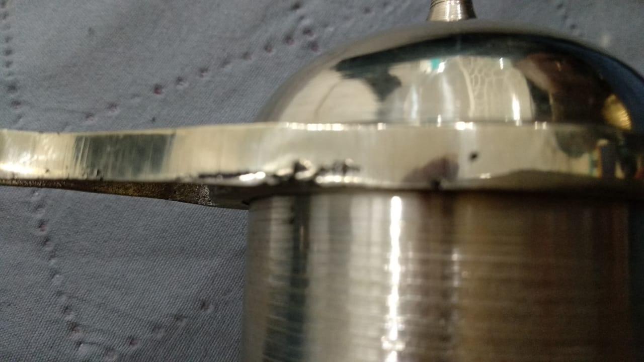 Buy Original Brass/Pital Mirror Finish 8 No. Big Size Sev Sancha ...