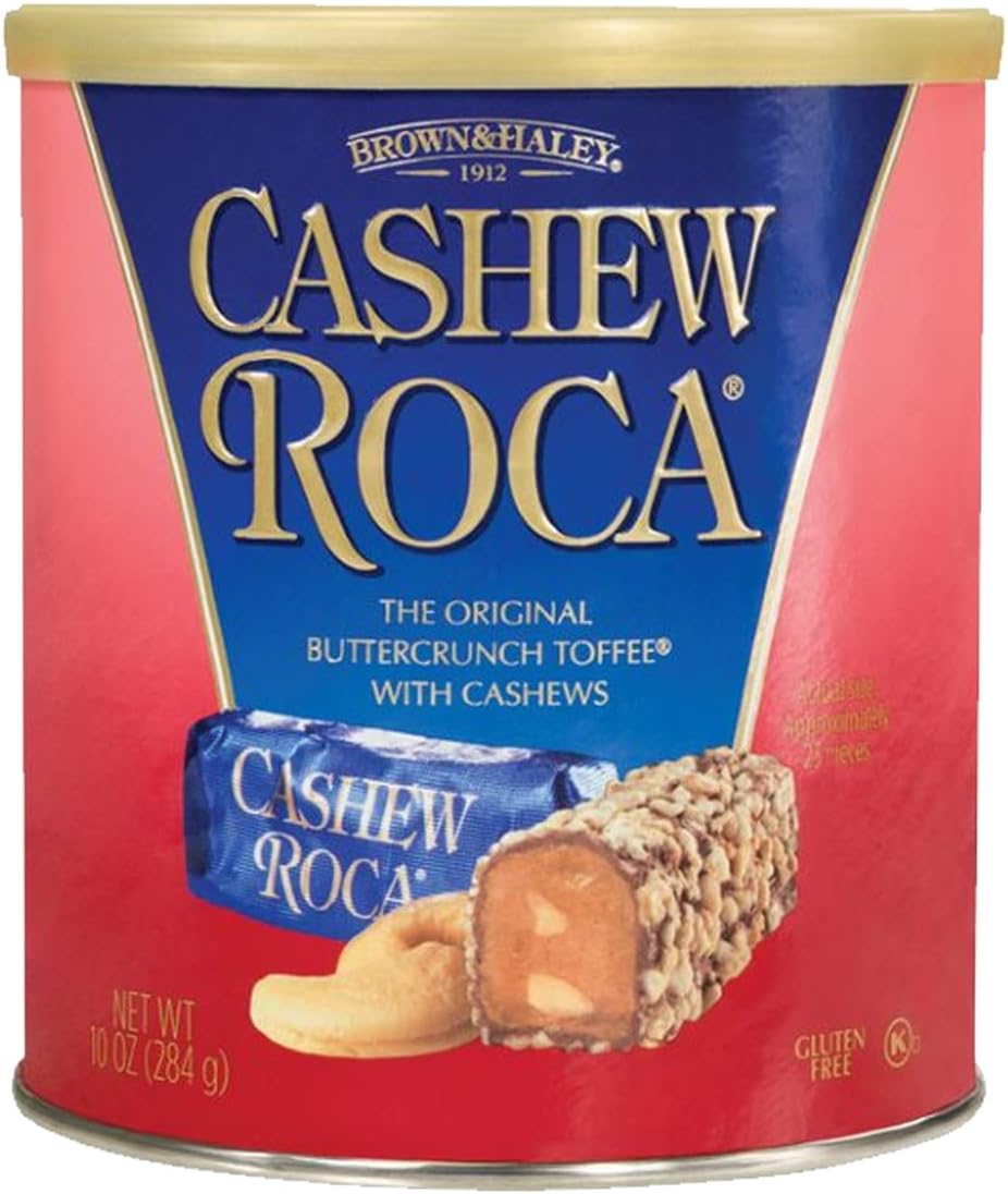 Amazon.com : Brown & Haley CASHEW ROCA Canister, Individually Wrapped ...