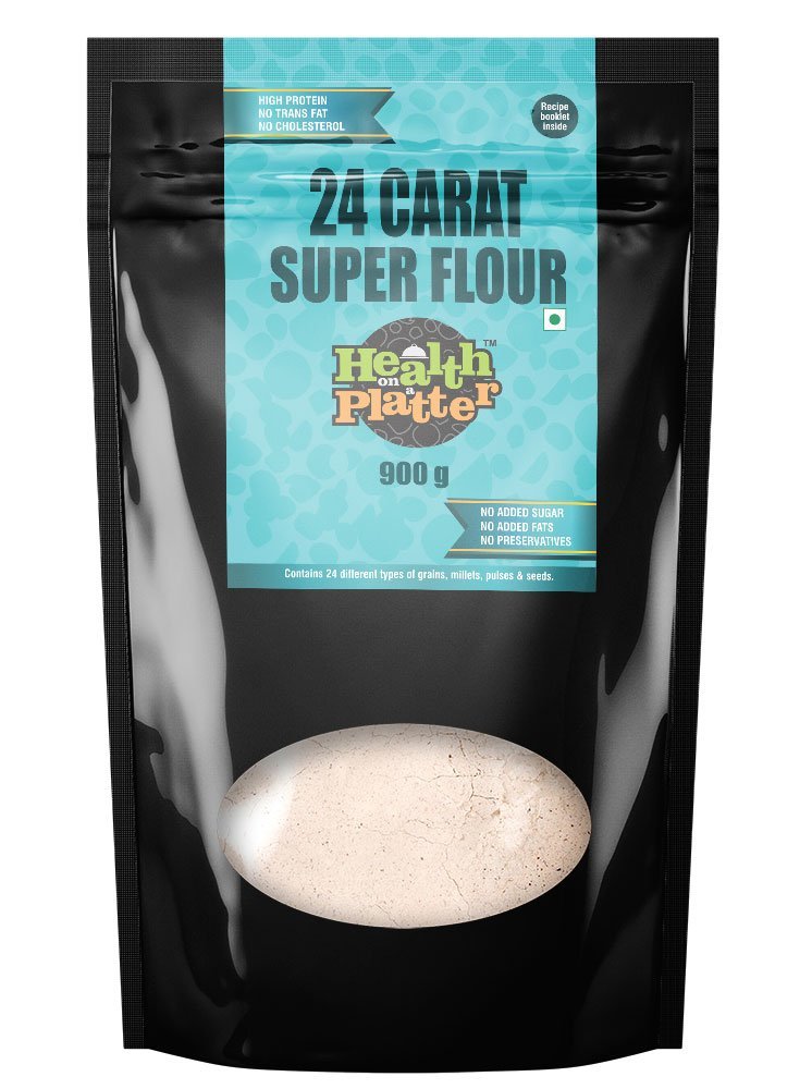 Health on a Platter 24 Carat Super Flour 900 g : Amazon.in: Grocery ...