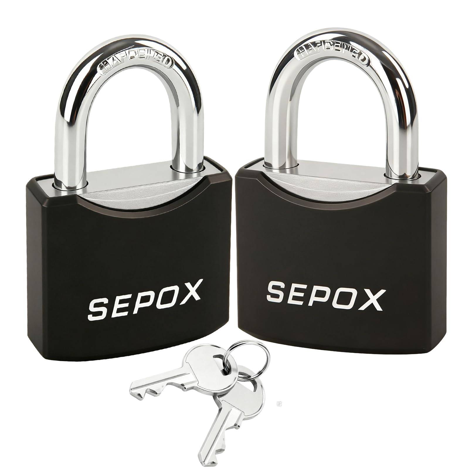 Snapklik.com : SEPOX 2Pcs 1-9/16" All-Weather Outdoor Padlocks Keyed ...