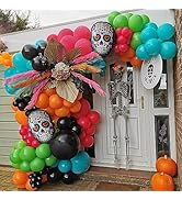 Amazon.com: Enanal Day of the Dead Balloon Garland Arch Kit, 157pcs ...