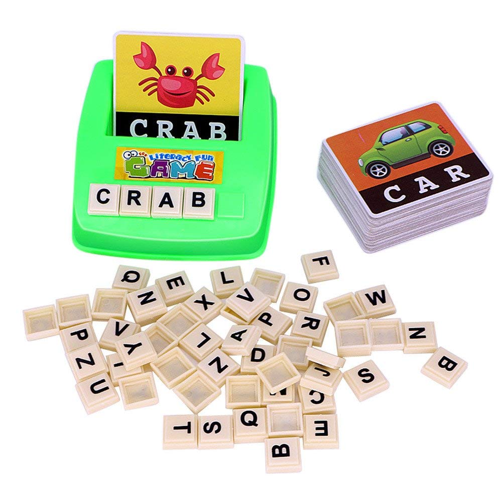 Buy MengTing Alphabet Letter Word Spelling Game Spell Words Board Game ...