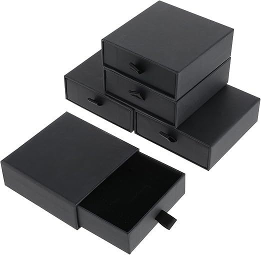 Amazon.com: 5 Pcs Jewelry Gift Boxes Bulk 3.5×3.5x1.2Inch Small Jewelry ...