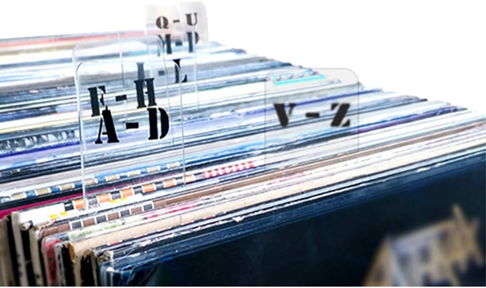 Amazon.com: Pearlead 6Pcs Professional Acrylic Vinyl Record Category ...