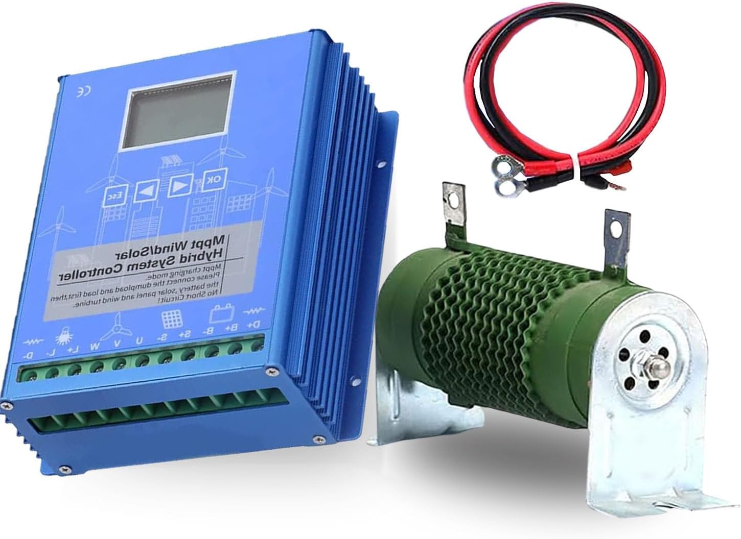 Amazon.com: Wind Solar Hybrid Charge Controller, 12000W MPPT Charge ...