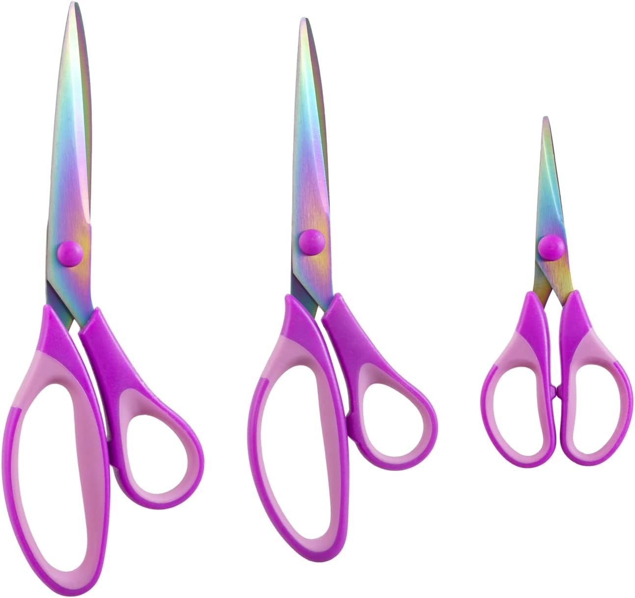 Amazon.com: JYTUUL 3PCS Purple Craft Scissors, Sharp Tailor Scissors ...