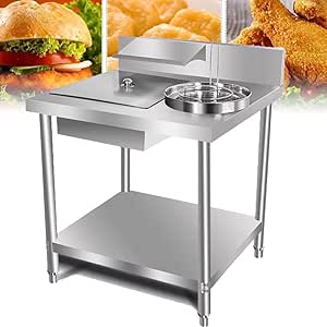 Amazon.com: Stainless Steel Breading Table - Commercial Chef Base ...