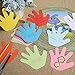 Amazon.com: 144 Pieces Hand Cutouts Paper Hand Shape Cut-Outs Assorted ...