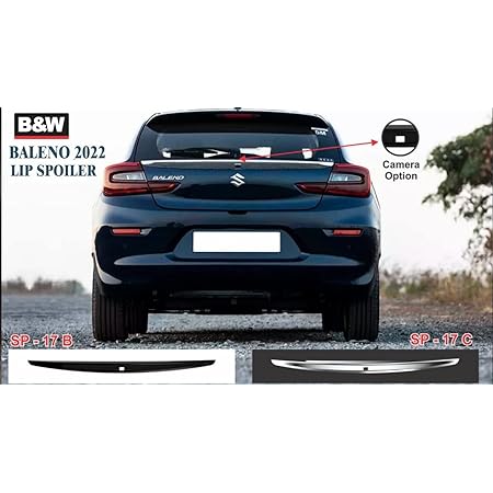 Automaze Rear Back Door Dicky Dickey Spoiler Garnish Chrome with Camera ...