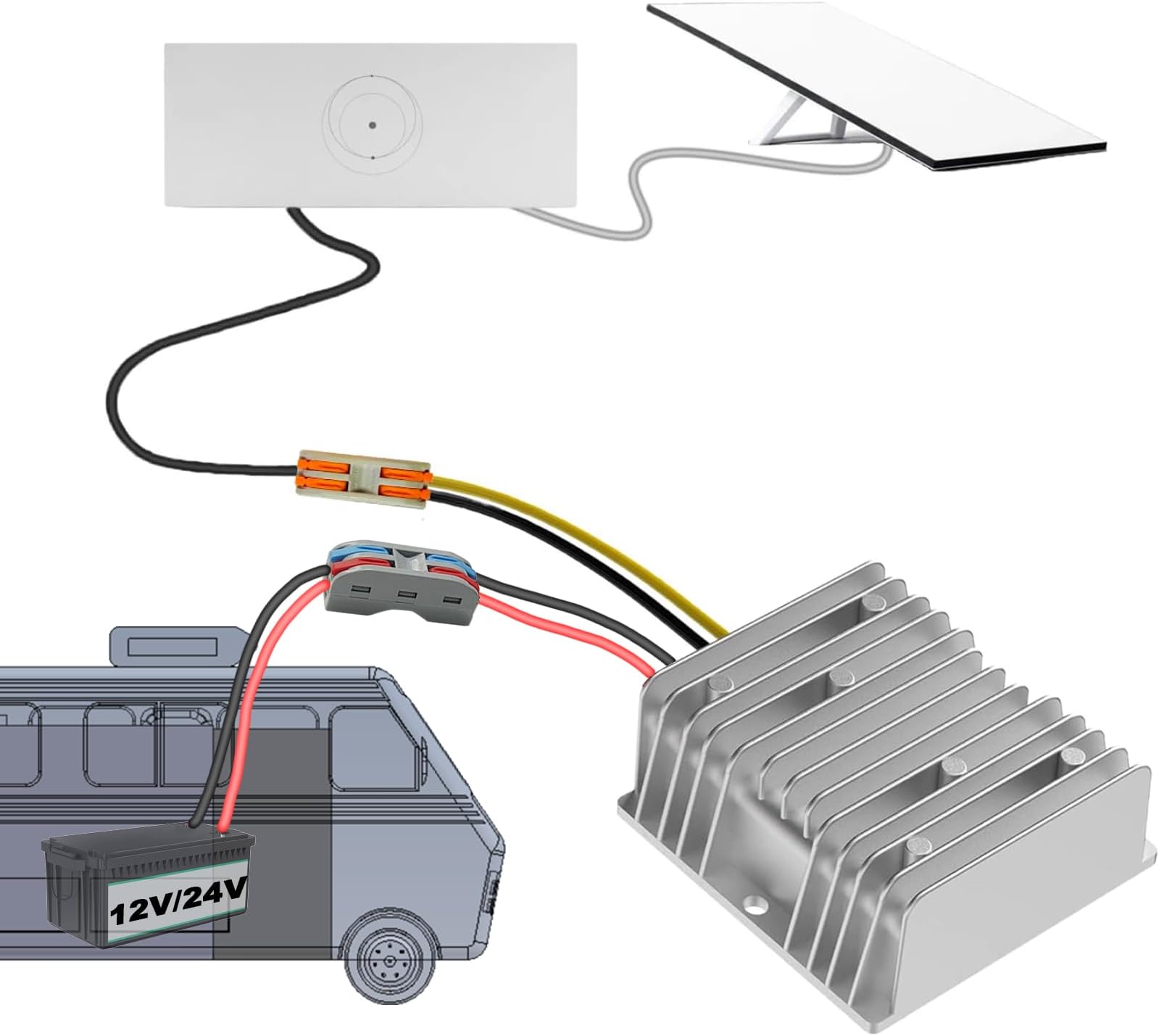 Amazon.com: Starlink 12v Conversion Kit Gen 3, DC Voltage Step Up ...