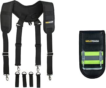 Amazon.com: MELOTOUGH 1 PCS Construction Work Suspender Tool Belt ...