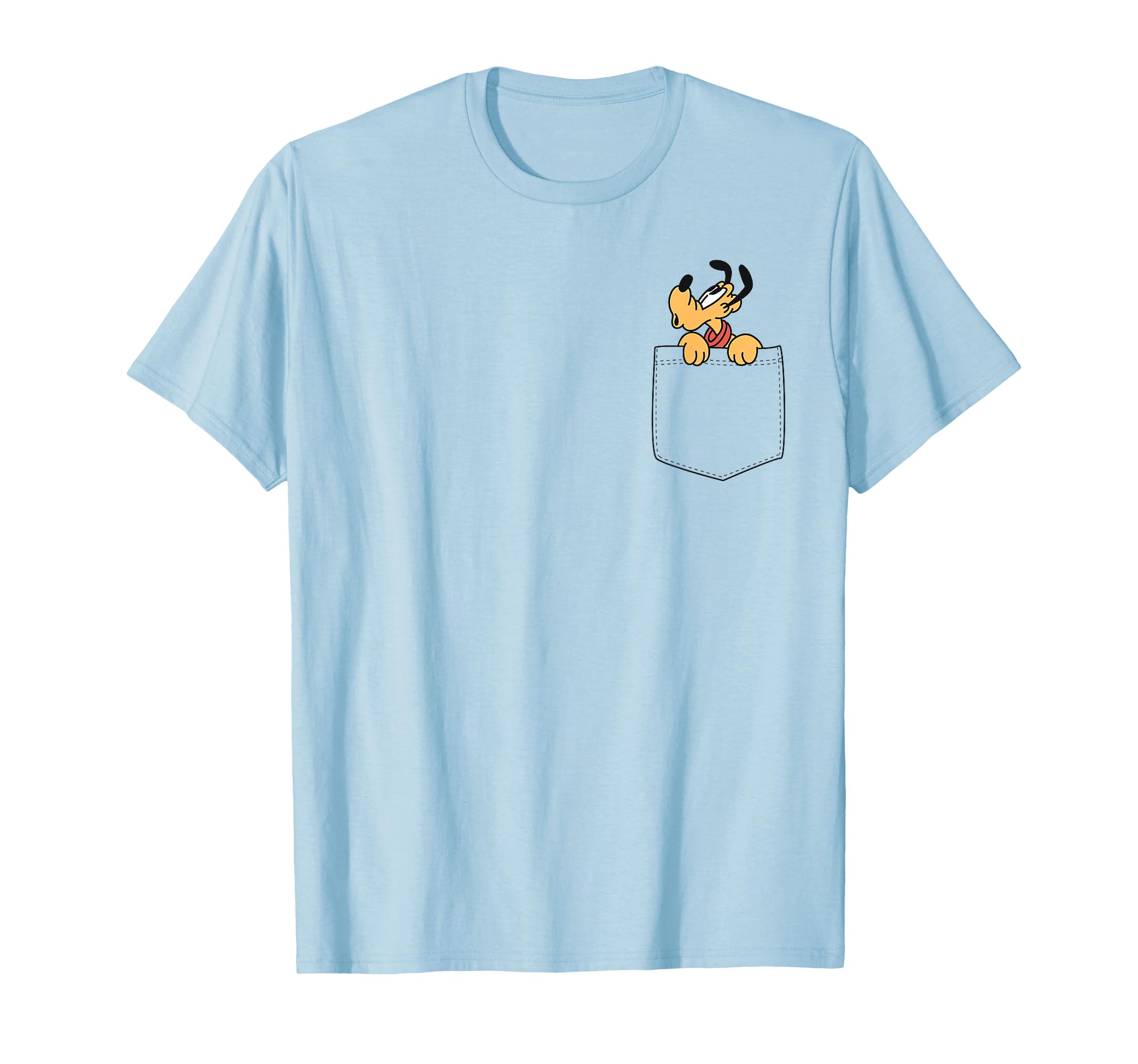 Amazon.com: Disney Pluto Pocket T-Shirt : Clothing, Shoes & Jewelry