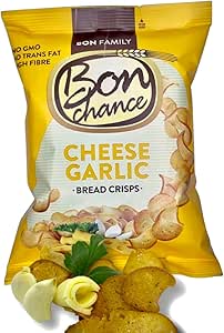 Bon Chance With cheese and garlic seasoning mix Bread Crisps - Snack ...