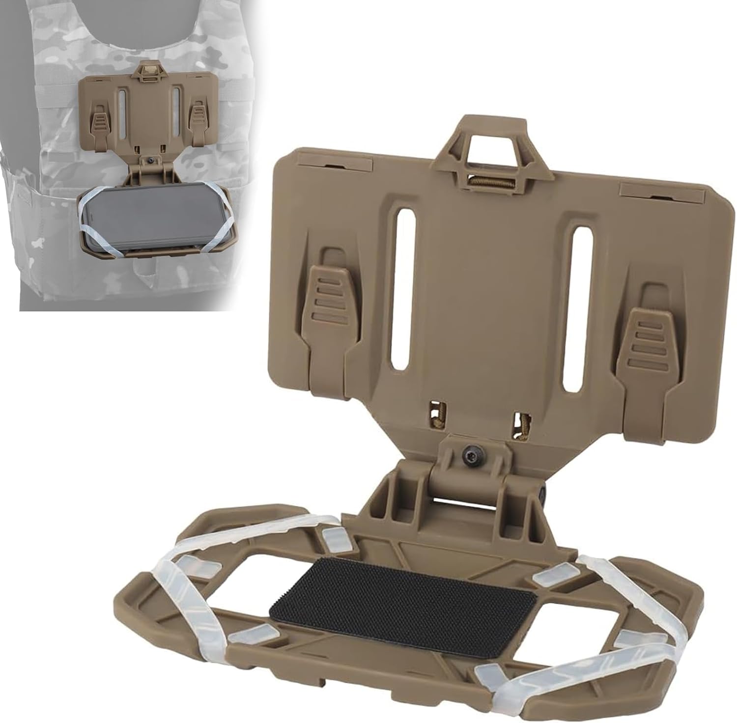 Amazon.com: Tactical Vest Phone Holder,Tactical Plate Carrier Phone ...