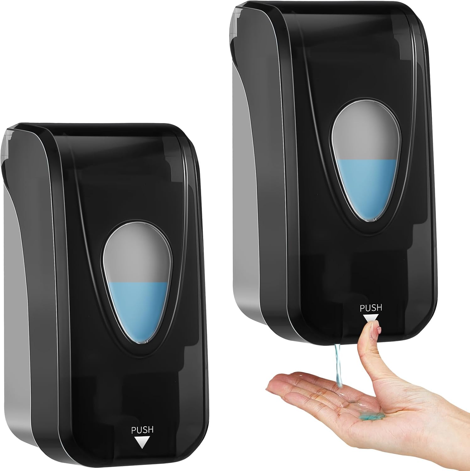 Amazon.com: SiliFine 2 Pcs 27 oz/ 800 ml Soap Dispenser Wall Mount ...