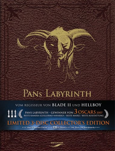 Amazon.com: Pans Labyrinth (Limited Edition, 3 DVD Digipack) [Import ...