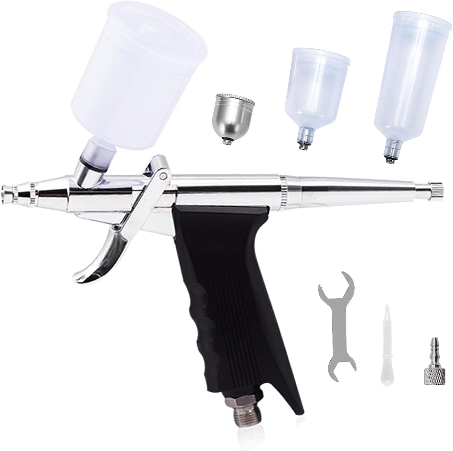 Amazon.com: Airbrush Kit 0.3mm Air Brush Painting Set Dual Action ...